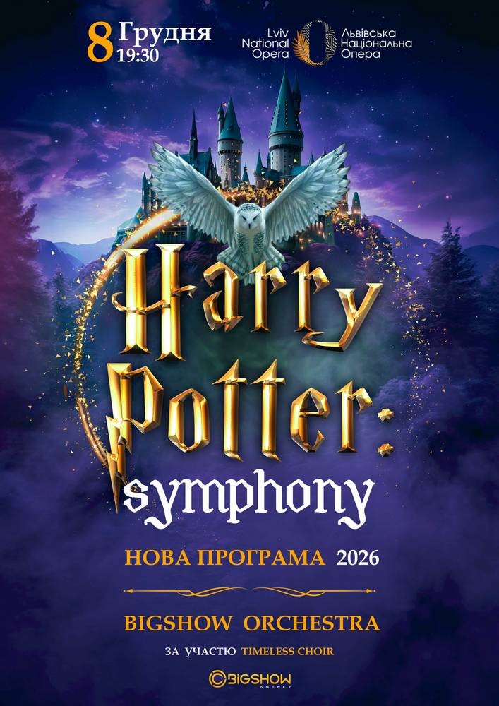 The Harry Potter symphony 2025-12-08 19:30 (Львівська національна опера, Rescheduled) у Львові ...